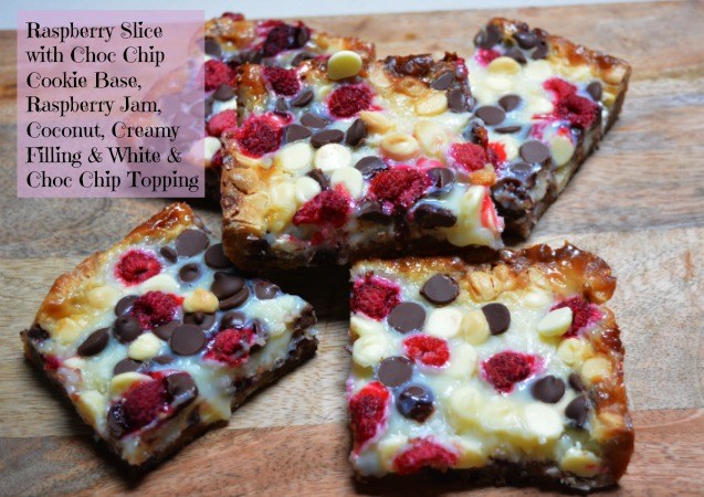 Raspberry Chocolate Slice Recipe - Mum's Lounge